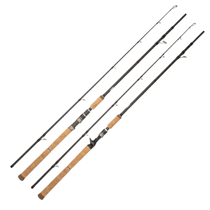 ROLLFISH-Casting Rod Spinning Rod, Carbon Fiber, 2 Section, Ultra Hard ...