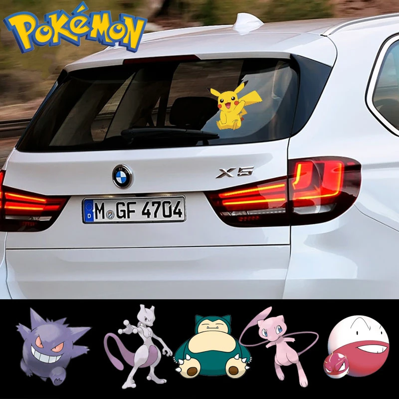 Pokemon-Anime-Stickers-DIY-Car-Reflective-Stickers-Pikachu-Mewtwo ...