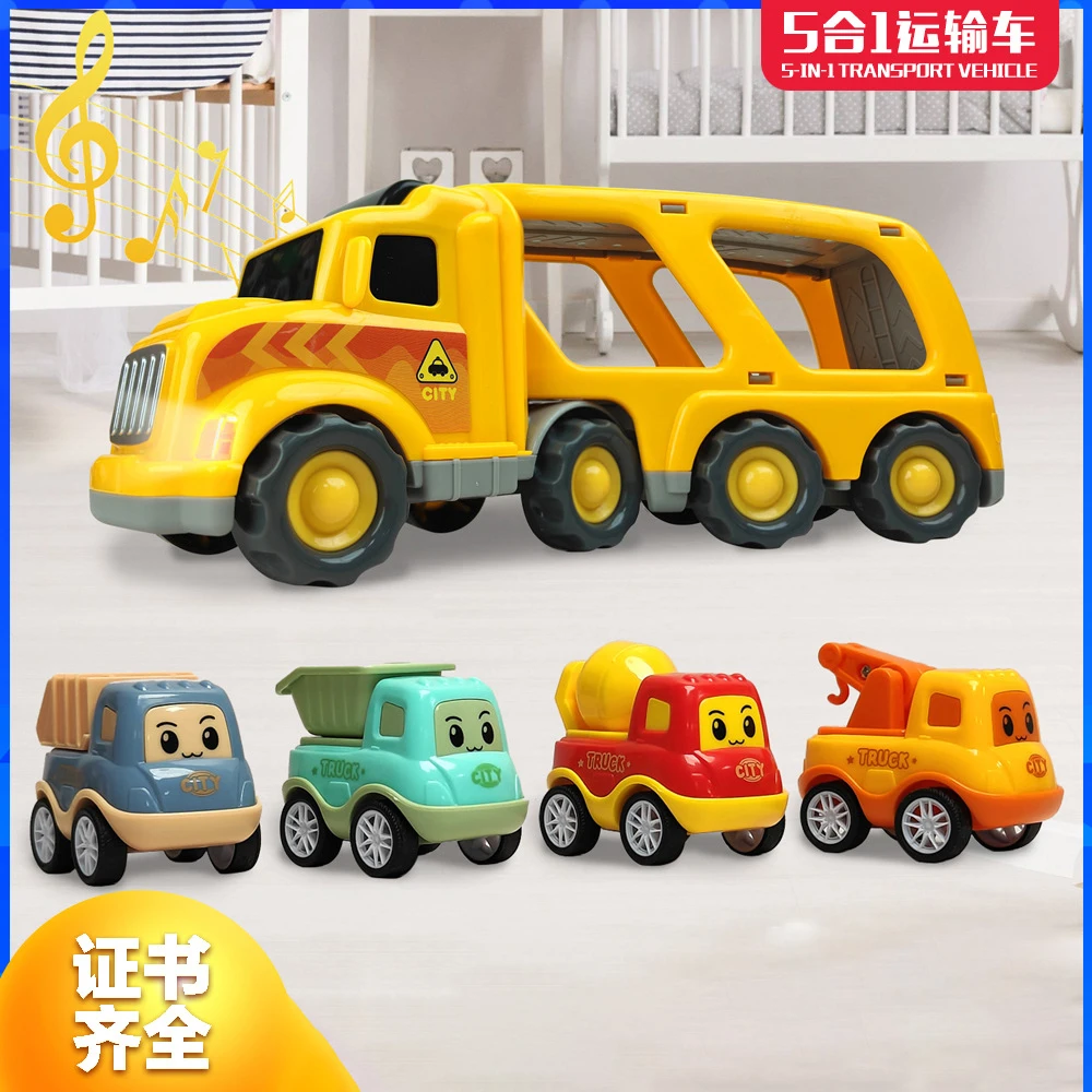 Children-s-Sound-and-Light-Toy-Car-Mini-Boomerang-Colourful-Engineering ...