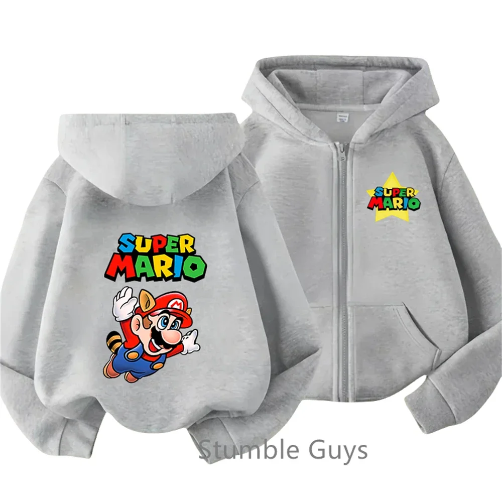 Sudadera-con-capucha-de-Super-marios-bros-para-ni-os-y-ni-as-su-ter ...