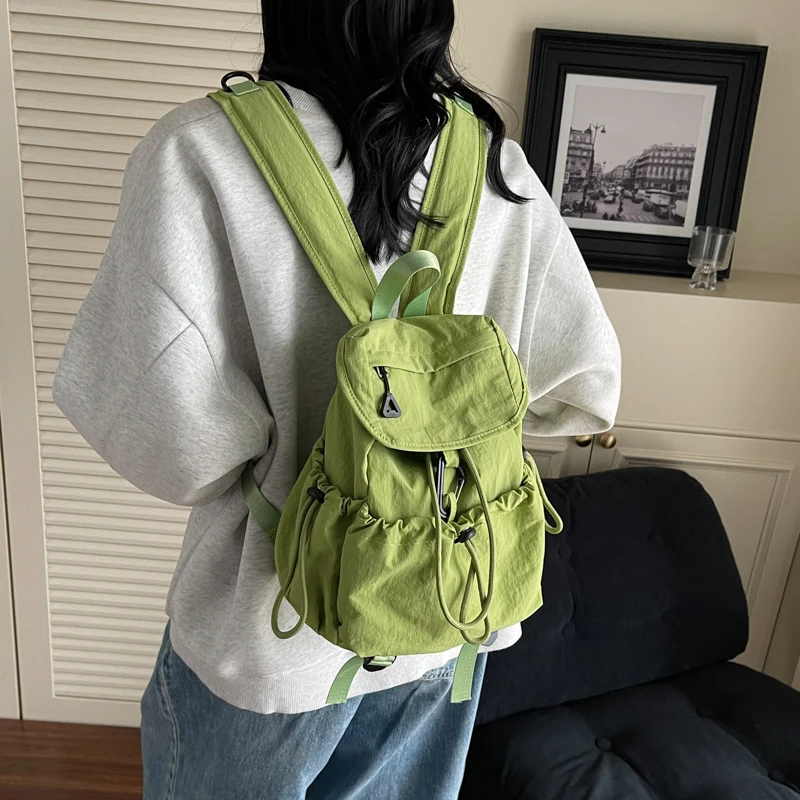LEFTSIDE Women's Small Soft Cloth Backpacks 2025 New in Fashion Summer ...