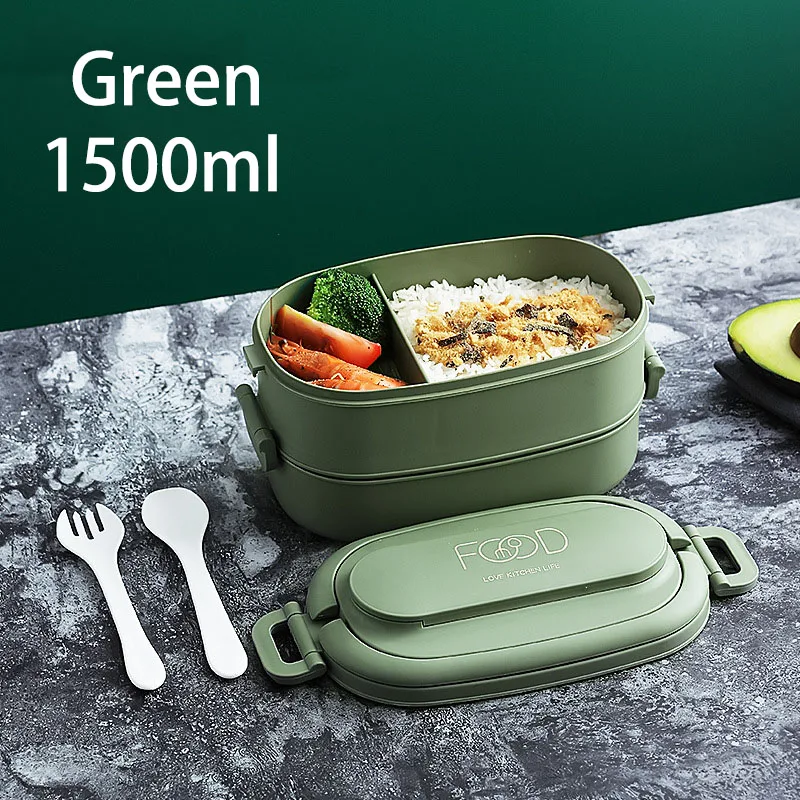 Lunch Box Portable Microwaveable Bento Box Student Office Workers Lunch ...