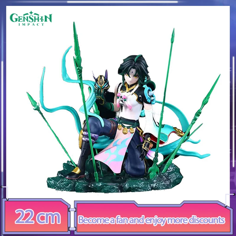 Genshin-Impact-Xiao-Anime-Figures-Vigilant-Yaksha-Action-Figurine ...