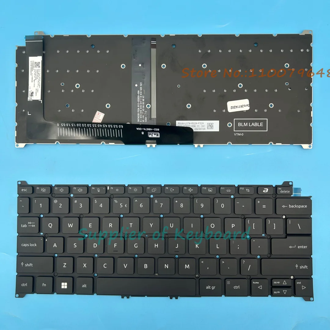 NEW English Keyboard For ACER Swift 3 SF314-512 SF314-512T SF314-44 ...