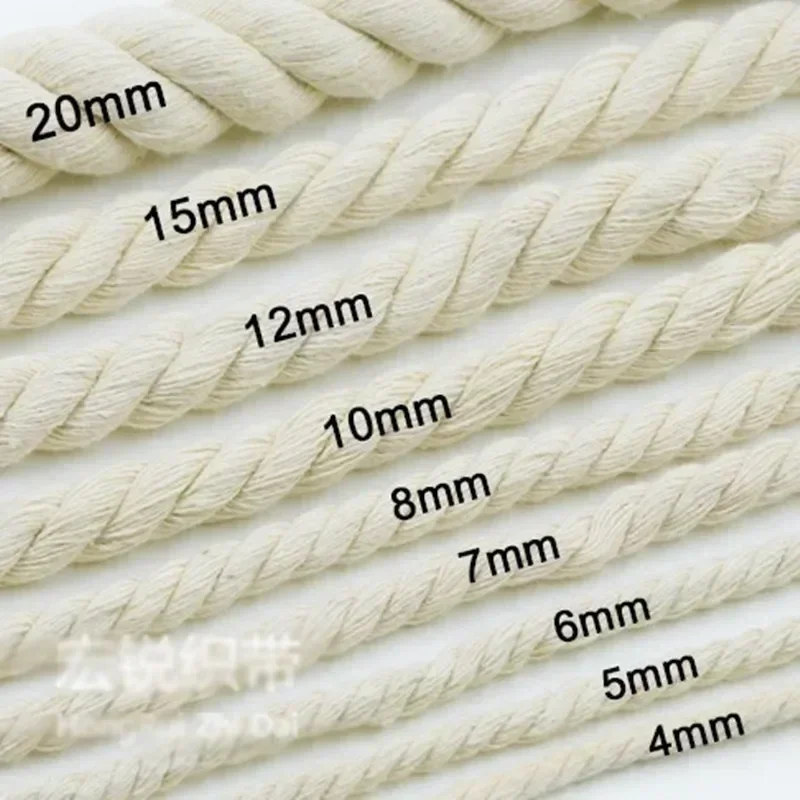 Diameter-5-21mm-No-Dyeing-Cotton-Original-Color-100-Cotton-Three ...