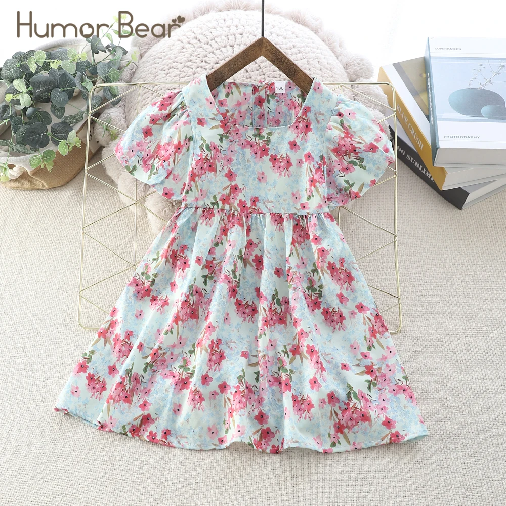 Humor-Bear-Girls-Fragmented-Flower-Dress-Korean-New-Summer-Sweet ...