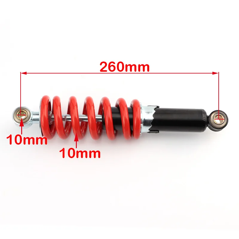 260mm-Motorcycle-Rear-Shock-Absorber-Suspension-10mm-Spring-Damper-For ...