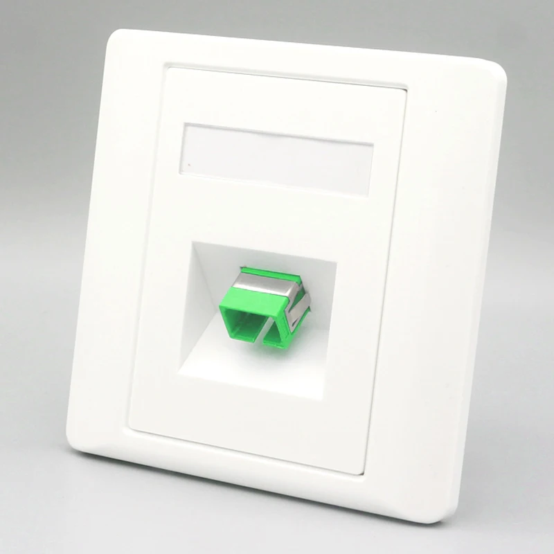 10Pcs/Lot 86 type Fiber Wall Socket Plate SC LC ST Optical Fiber Panel ...