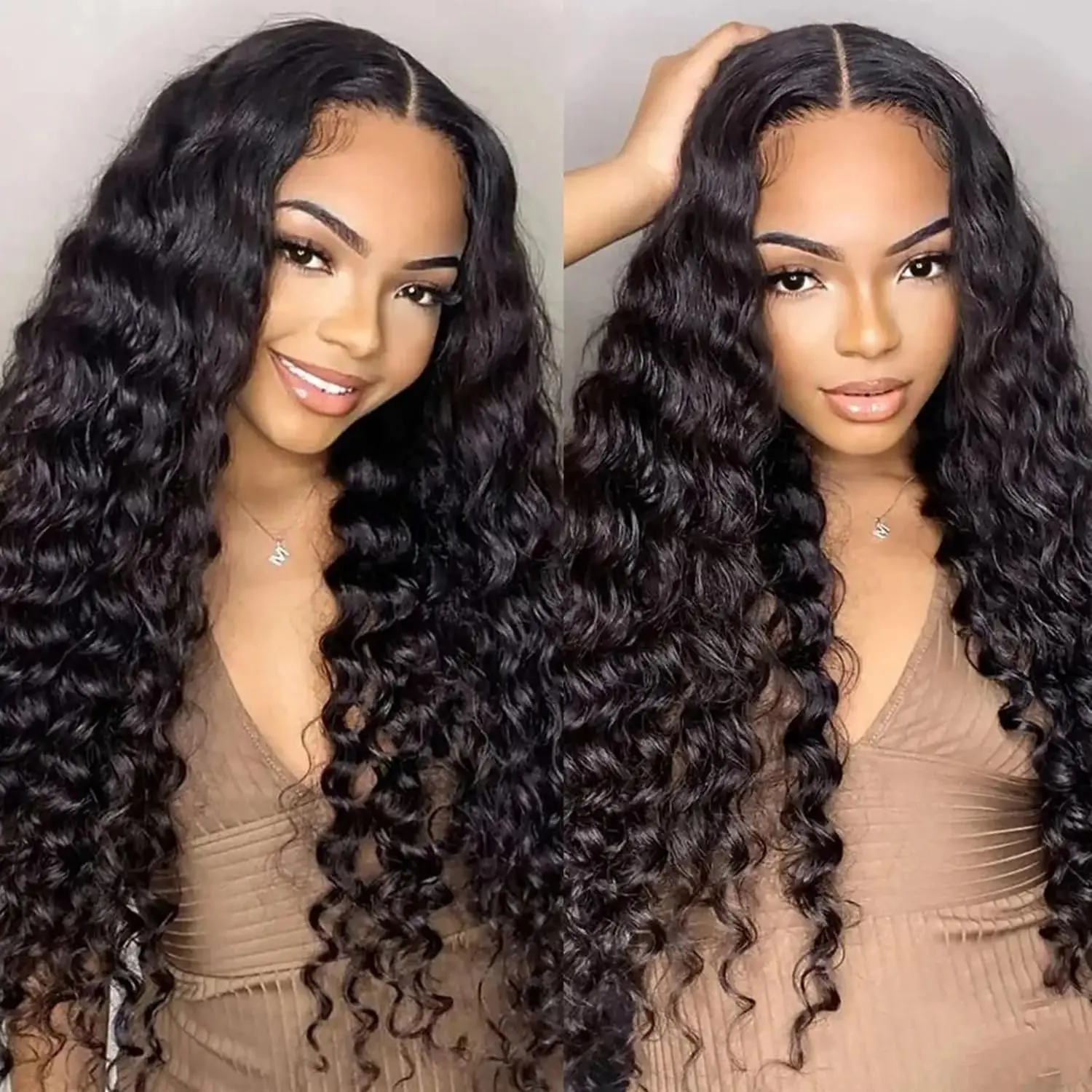 Deep-Wave-Frontal-Wig-13x6-HD-Lace-Transparent-Frontal-Wig-30-Inch-Deep ...