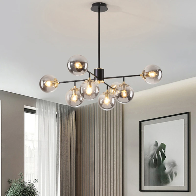 Modern Simple Led Chandeliers Living Dining Room Kitchen Bedroom Nordic ...