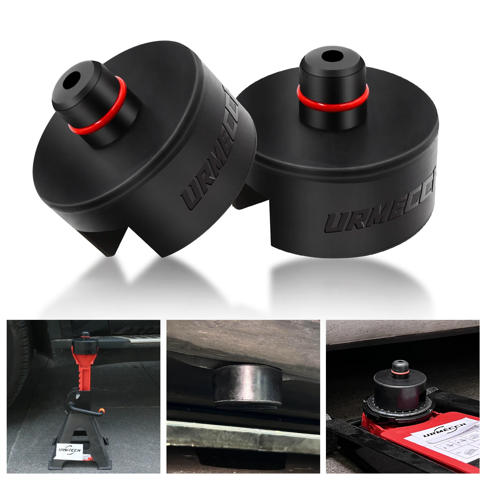 New Design Rubber Jack Pad Stand Adapter Pucks Fits Car Axle Jack ...