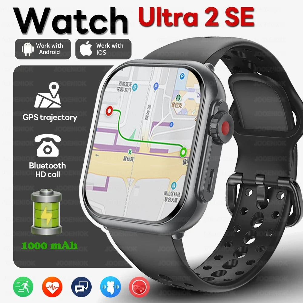 2025 New 1000mAh Battery Smart Watch Men 1.83 inch AMOLED Bluetooth ...