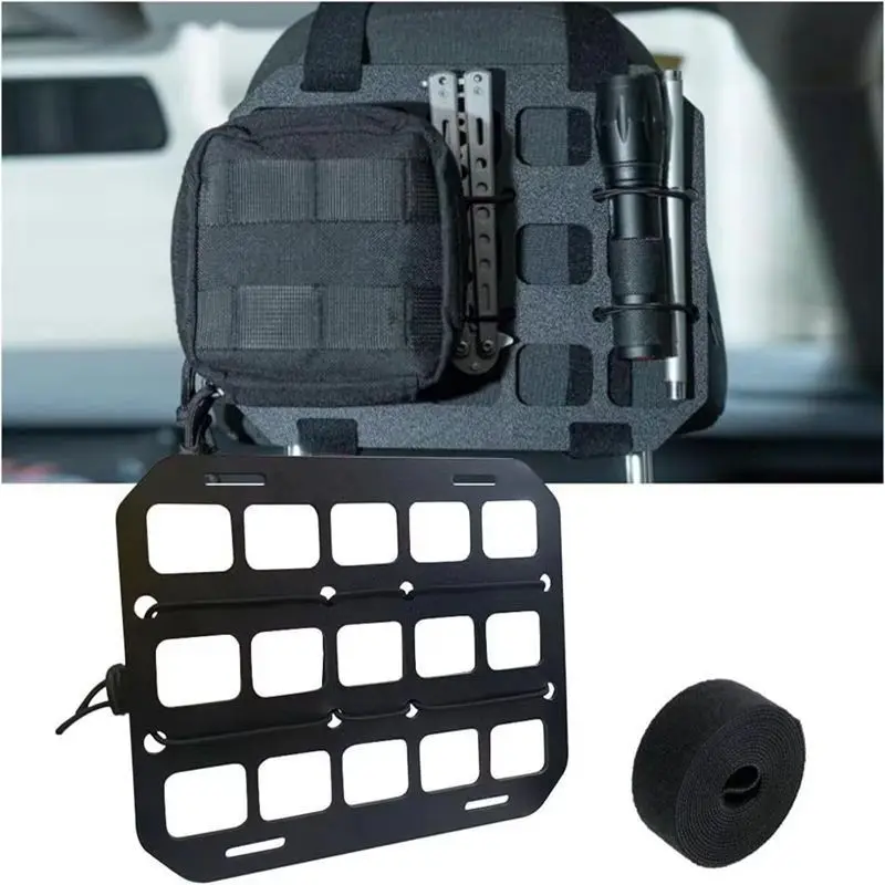 Car Rear Seat Headrest On Both Sides Of The Tactical Panels MOLLE ...