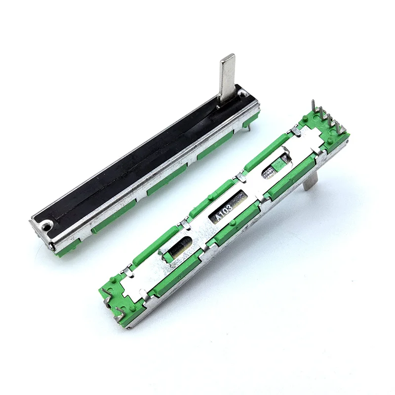 5-pcs-60mm-straight-slide-Potentiometer-fader-A103-A10K-dual-channel ...