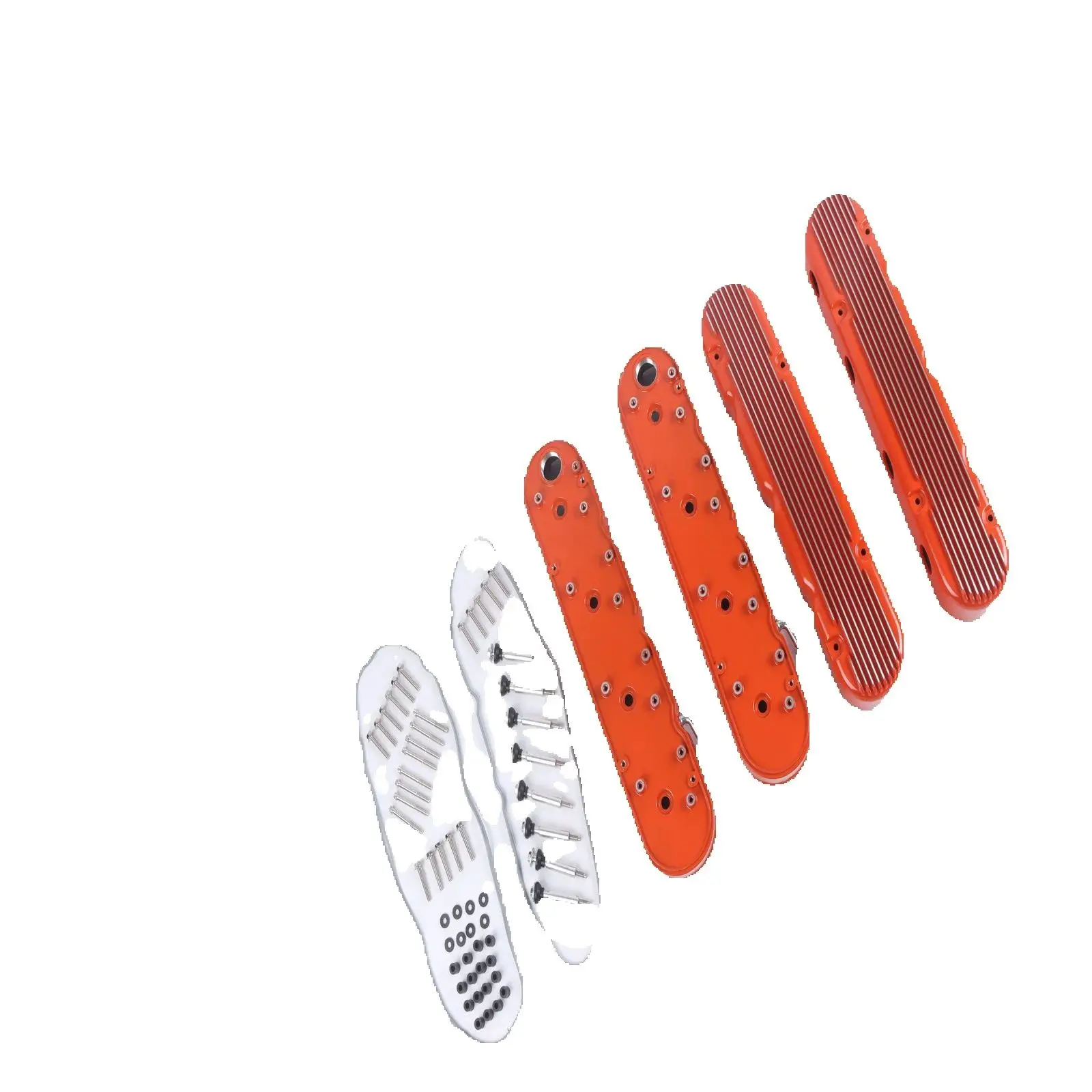 Orange Valve Covers 12558948 12570616 For Chevy LS LS1 LS2 LS3 LSX ...