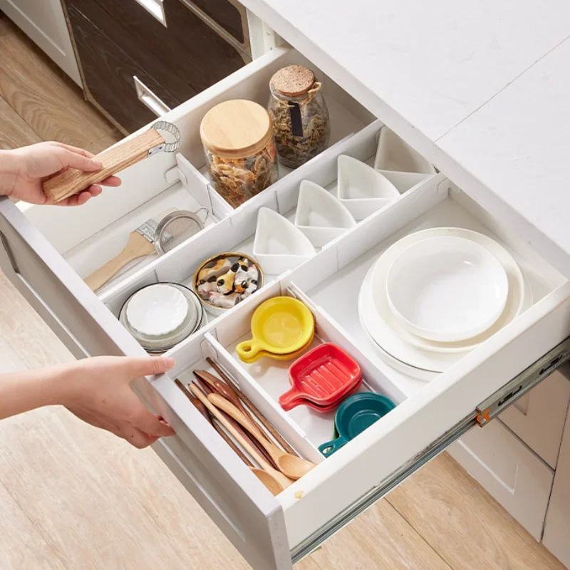 1set-Partition-board-Simplicity-Drawer-Traceless-sticker-Separation-of ...