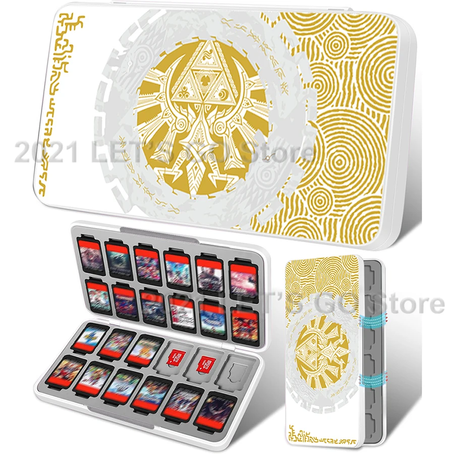 Nintendo-Switch-Game-Holder-Case-24-em-1-Hard-Shell-Game-Cards-Box ...