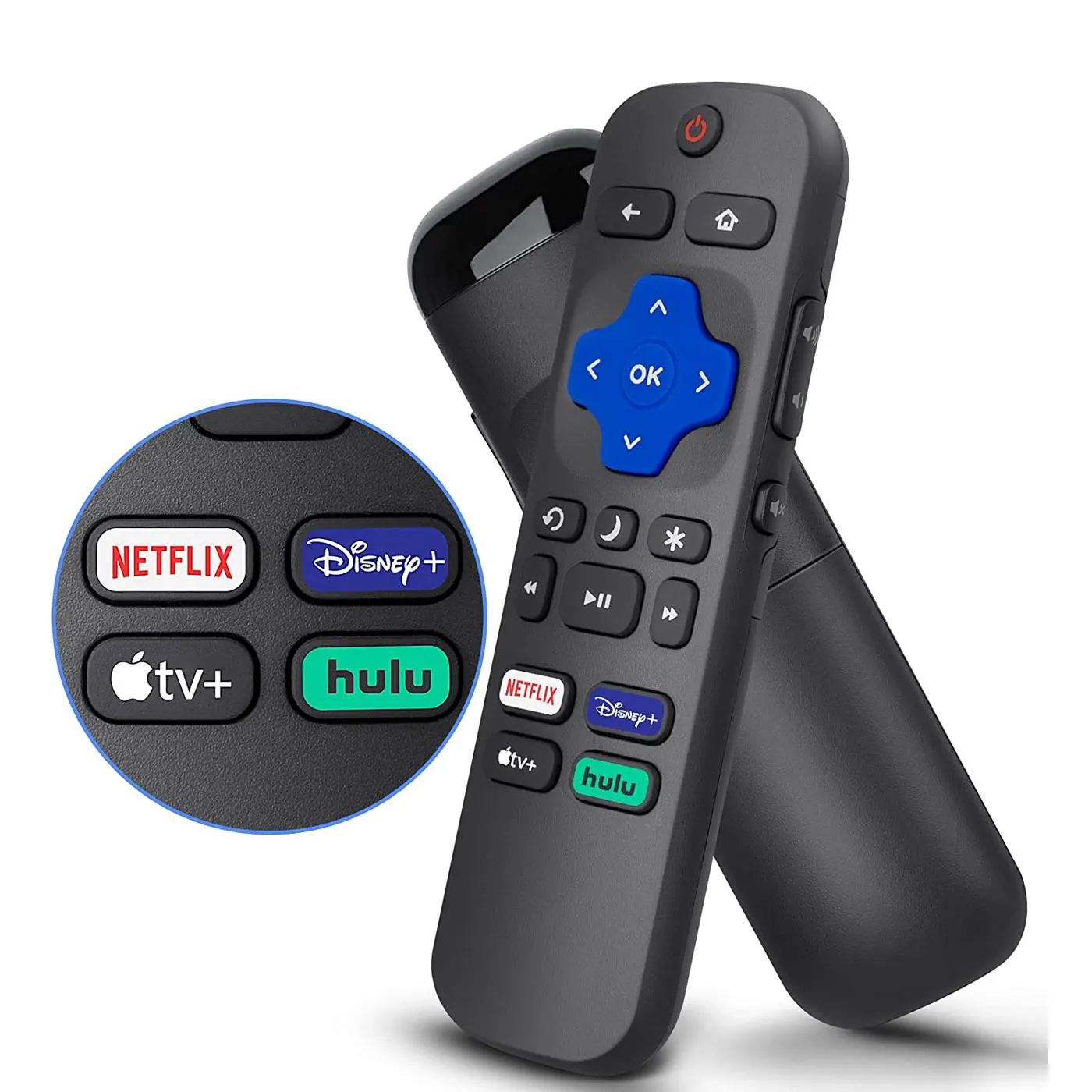 Mando-a-distancia-de-repuesto-Compatible-con-Roku-TV-para-televisores ...