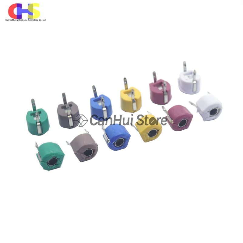 10pcs 6mm Trimmer Variable Ceramic Capacitor 3pf 5pf 10pf 20pf 30pf ...