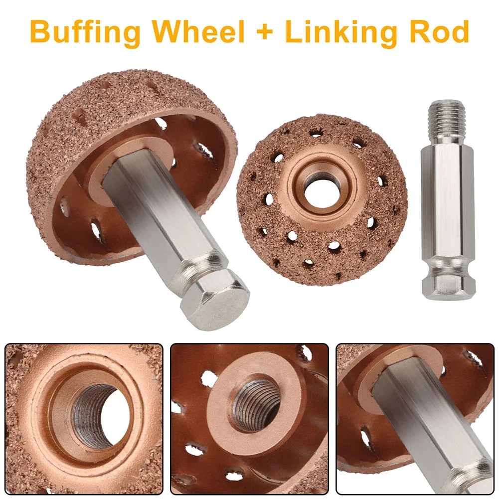 38mm-Tire-Buffer-Wheel-Grinding-Head-Buffing-Ball-Rasp-With-Linking-Rod ...