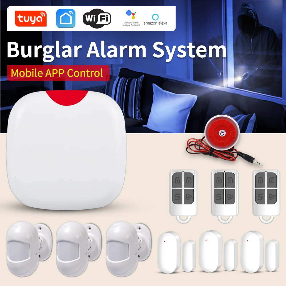 WIFI-Door-and-Window-Infrared-Alarm-System-Wireless-Smart-Home-Safety ...