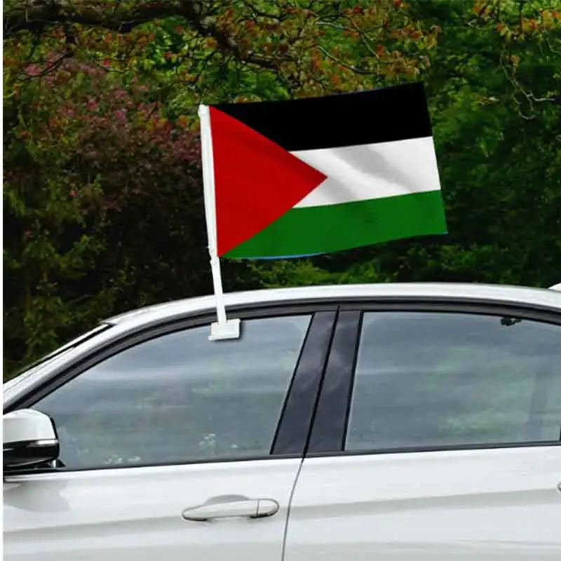 30x45cm-2pcs-Palestine-car-flag-12x18inch-PLE-window-flag-bearer-standard-bearer-waving-flags ...