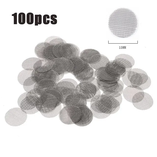 100pcs Combustion Net Water Pipe Filter Mesh Thickened Gauze Hookah ...