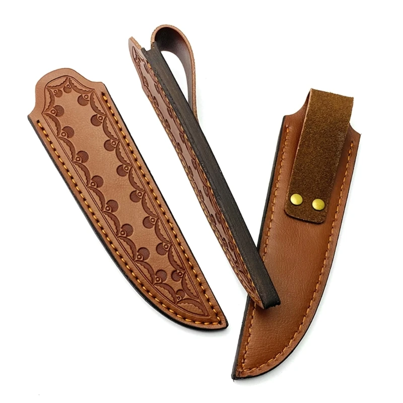 Portable-Straight-Knife-Storage-Sheath-Pouches-with-Belt-Loop-Leather ...