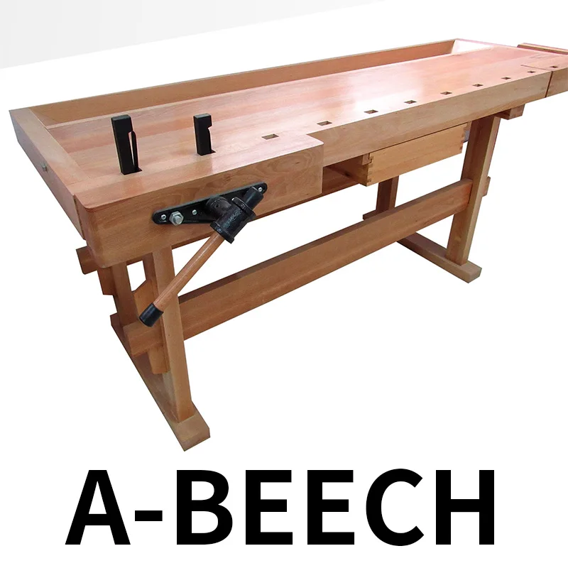 Beech solid wood woodworking table multifunctional woodworking ...
