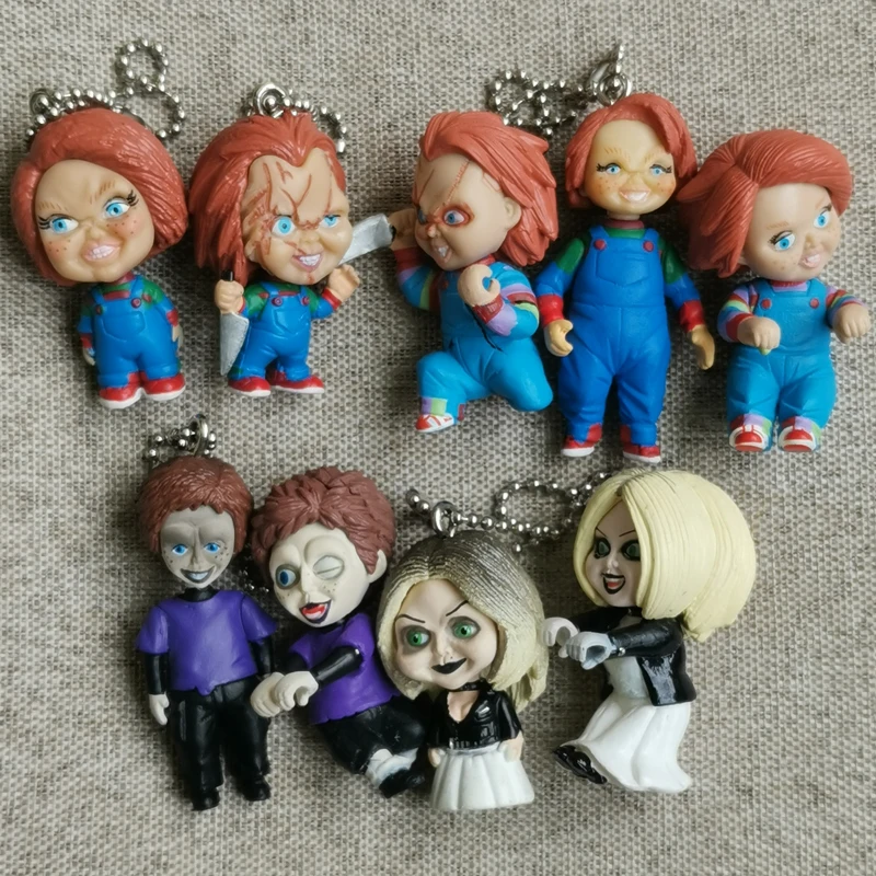 Original-MIni-Chucky-Anime-Cartoon-Horror-Bride-Figure-Keychain-Pendant ...