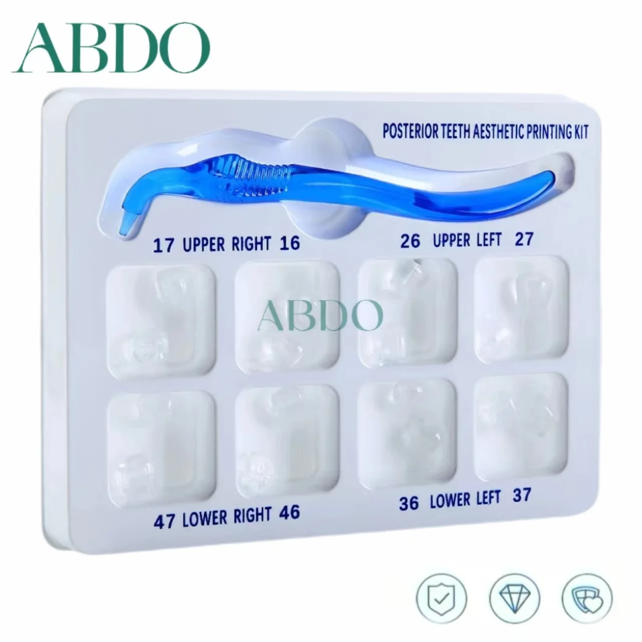 Dental-Posterior-Teeth-Aesthetic-Printing-Mould-Kit-for-Light-Cure ...