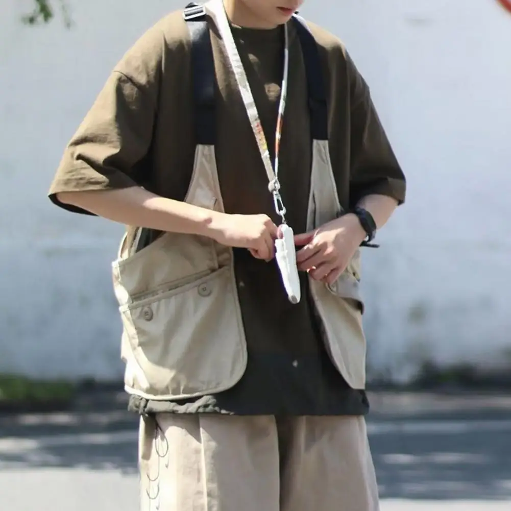 Unisex-Summer-Waistcoat-Adjustable-Straps-Multi-Big-Pockets-Chest-Bag ...