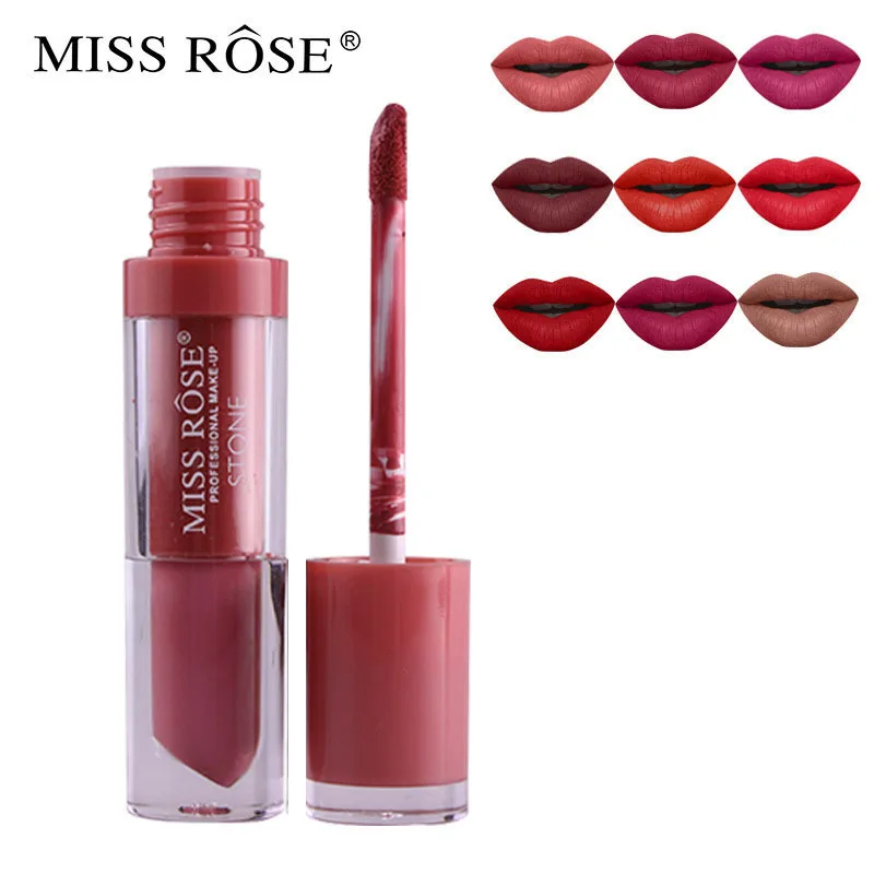 Miss-Rose-24-Colors-Matte-Lipstick-Non-sticky-Cup-Waterproof-Long ...