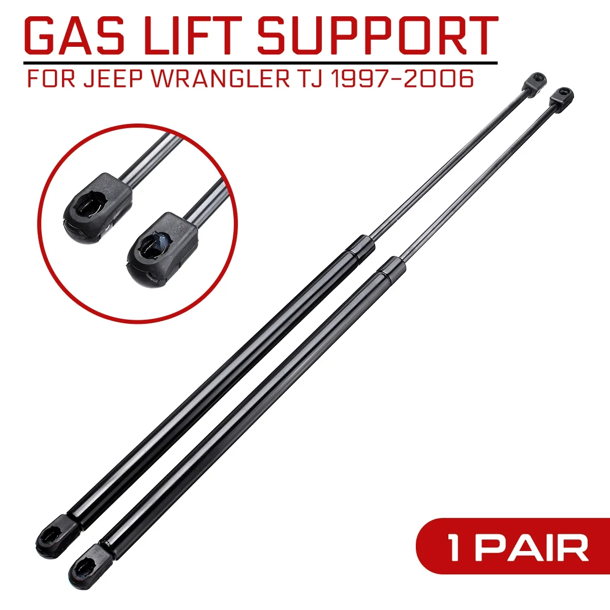 2pcs Car Rear Trunk Hood Lift Supports Props Rod Arm Shocks Strut Bars ...