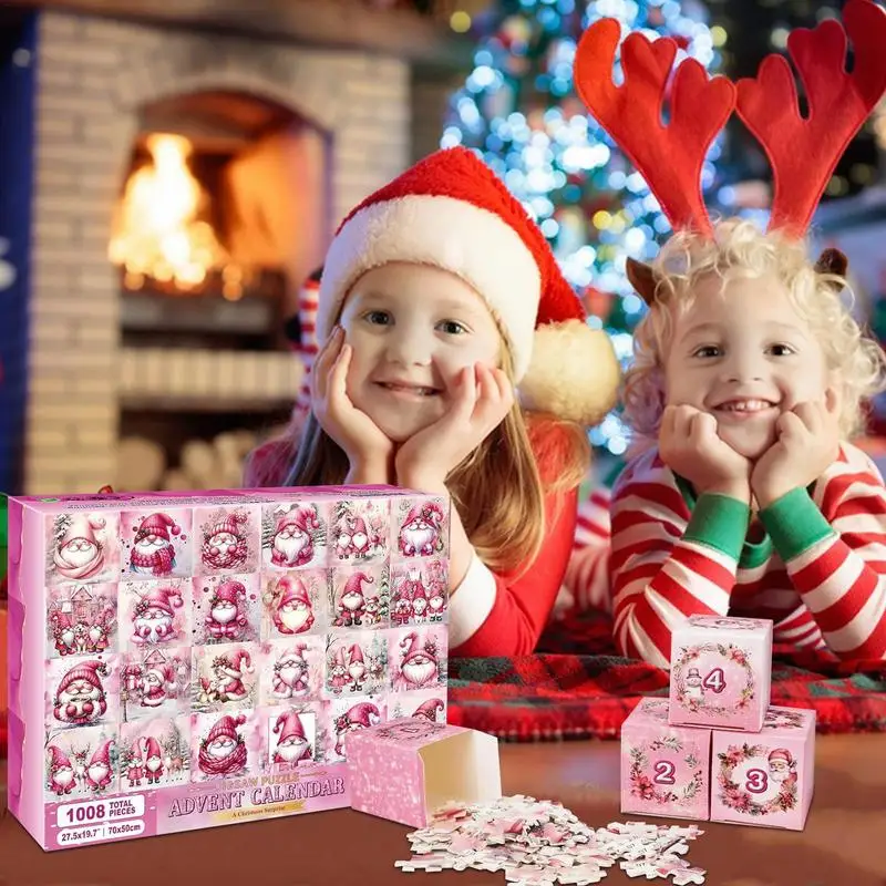 Rompecabezas-de-Navidad-1008-piezas-Calendario-de-Navidad-Rompecabezas ...
