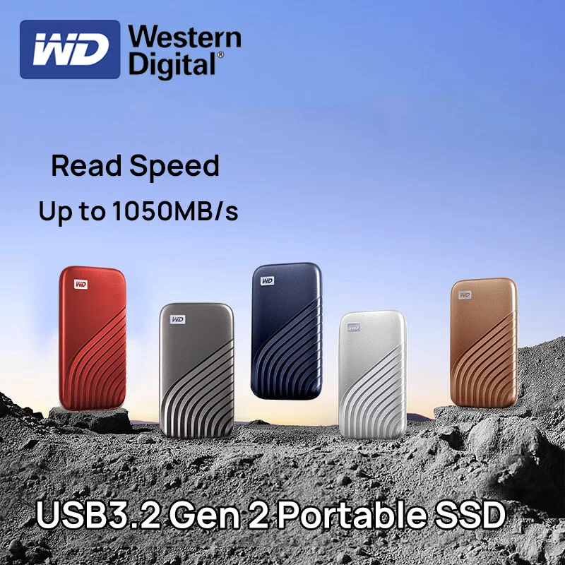 Western-Digital-WD-PSSD-500G-1TB-2TB-4T-NVMe-External-Portable-Solid ...