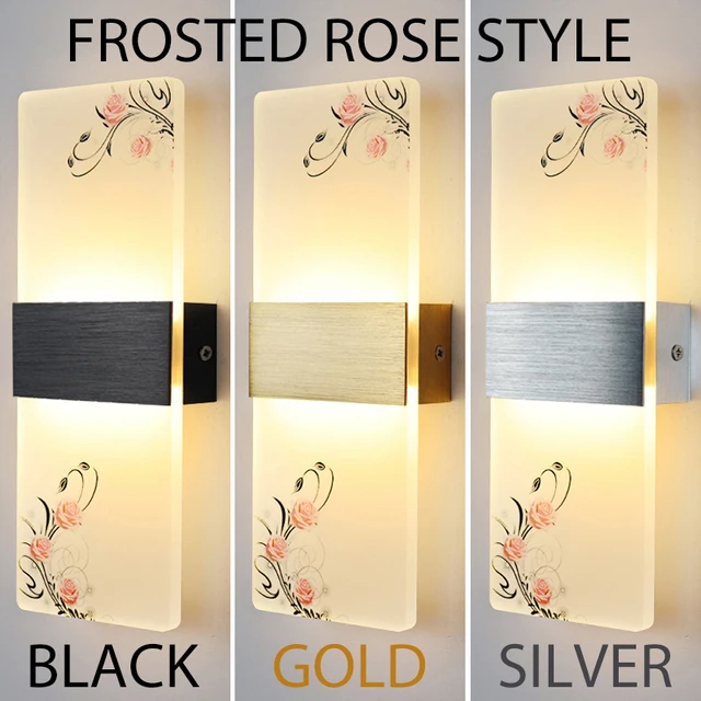 Artwork Pattern Acrylic LED Wall Lights - Lighting4Home