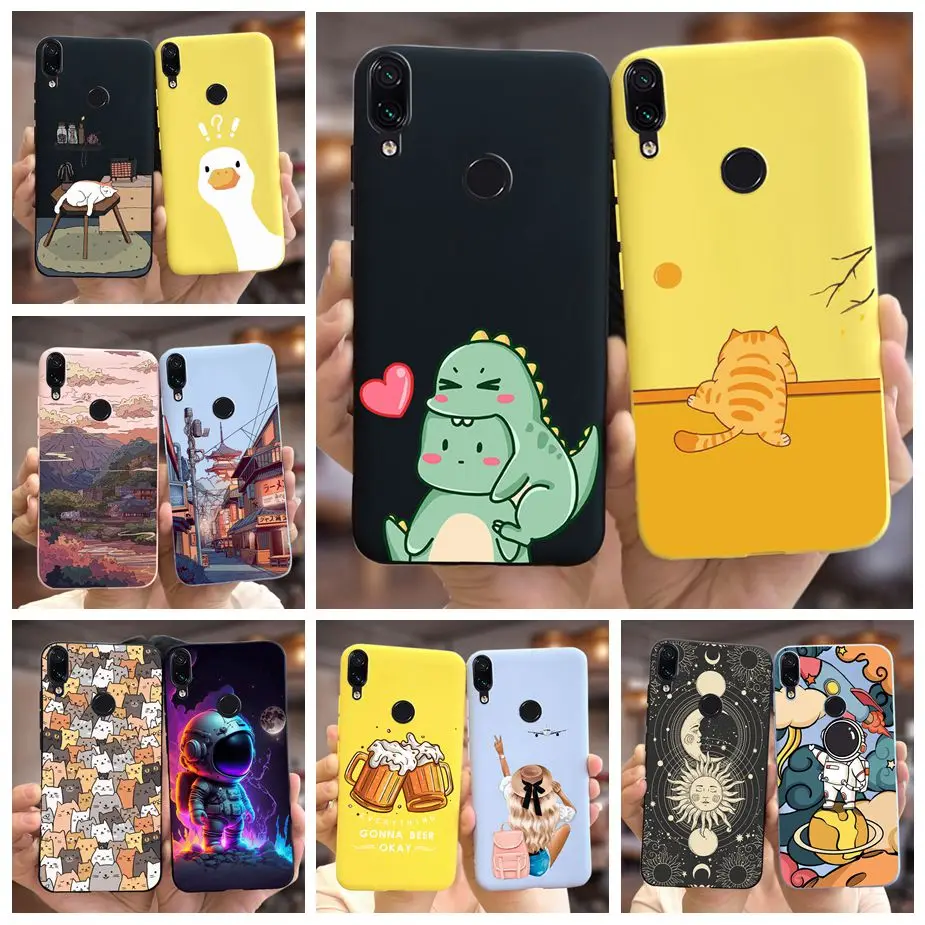 For-Xiaomi-Redmi-Note-7-Case-Note7-Pro-Cute-Cartoon-Painted-Phone-Case ...