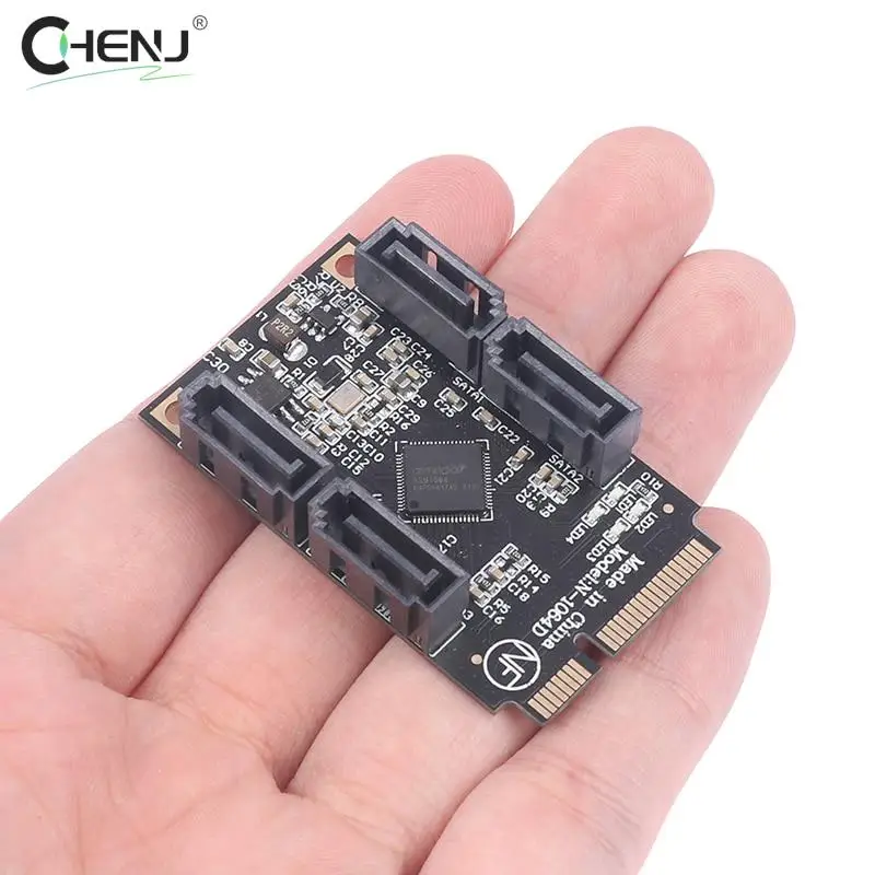 Tarjeta-de-expansi-n-Mini-PCI-E-PCI-Express-a-4-puertos-SATA-3-0 ...