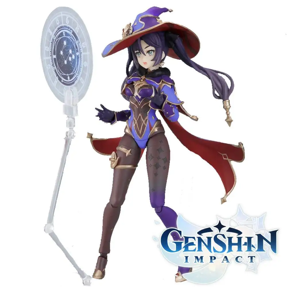 Genshin Impact Figura de Mona, Figura de Anime, Mona, espejo, reflejo ...