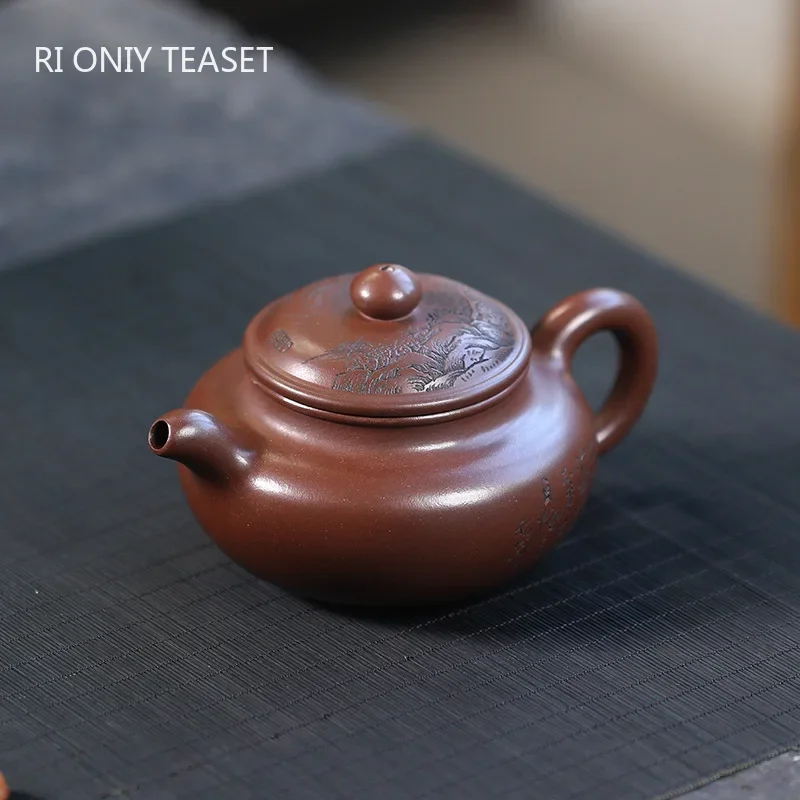 180ml Chinese Yixing Traditional Purple Clay Teapots Beauty Kettle ...