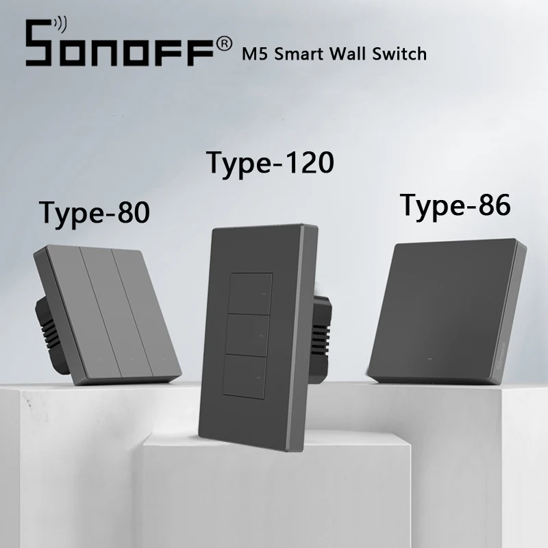 Sonoff m5 eu nos switchman inteligente interruptor de parede 80/86/120 ...