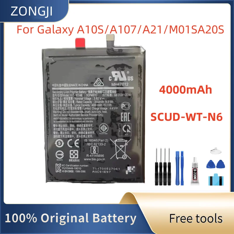 New Battery SCUD-WT-N6 4000mAh Battery For Galaxy A10S A20S SM-A2070 ...