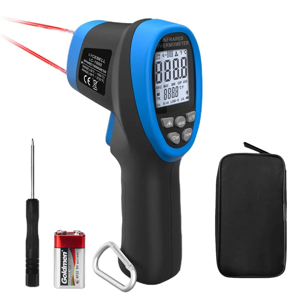Infrared-Thermometer-Temperature-Gun-Laser-Infrared-Thermometer-Non ...