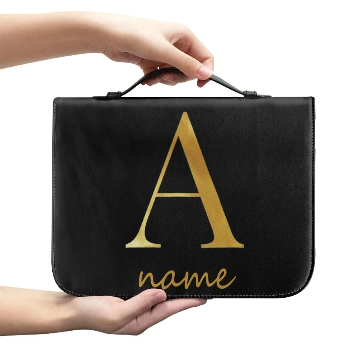 Uppercase-Letter-Printed-Bible-Cover-Case-Women-New-Handbags-Zipper ...