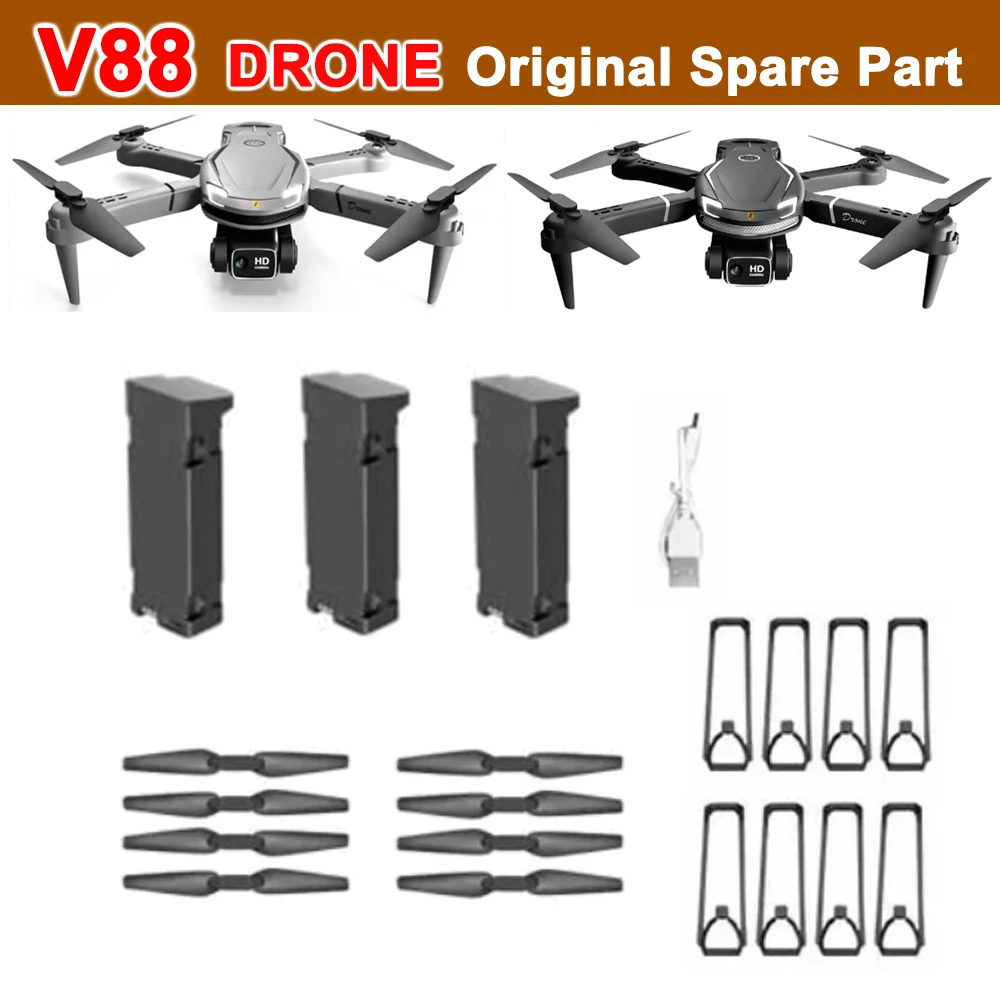 V88-RC-Quadcopte-Original-Spare-Part-3-7V-1800Mah-Propeller-Blade-USB ...