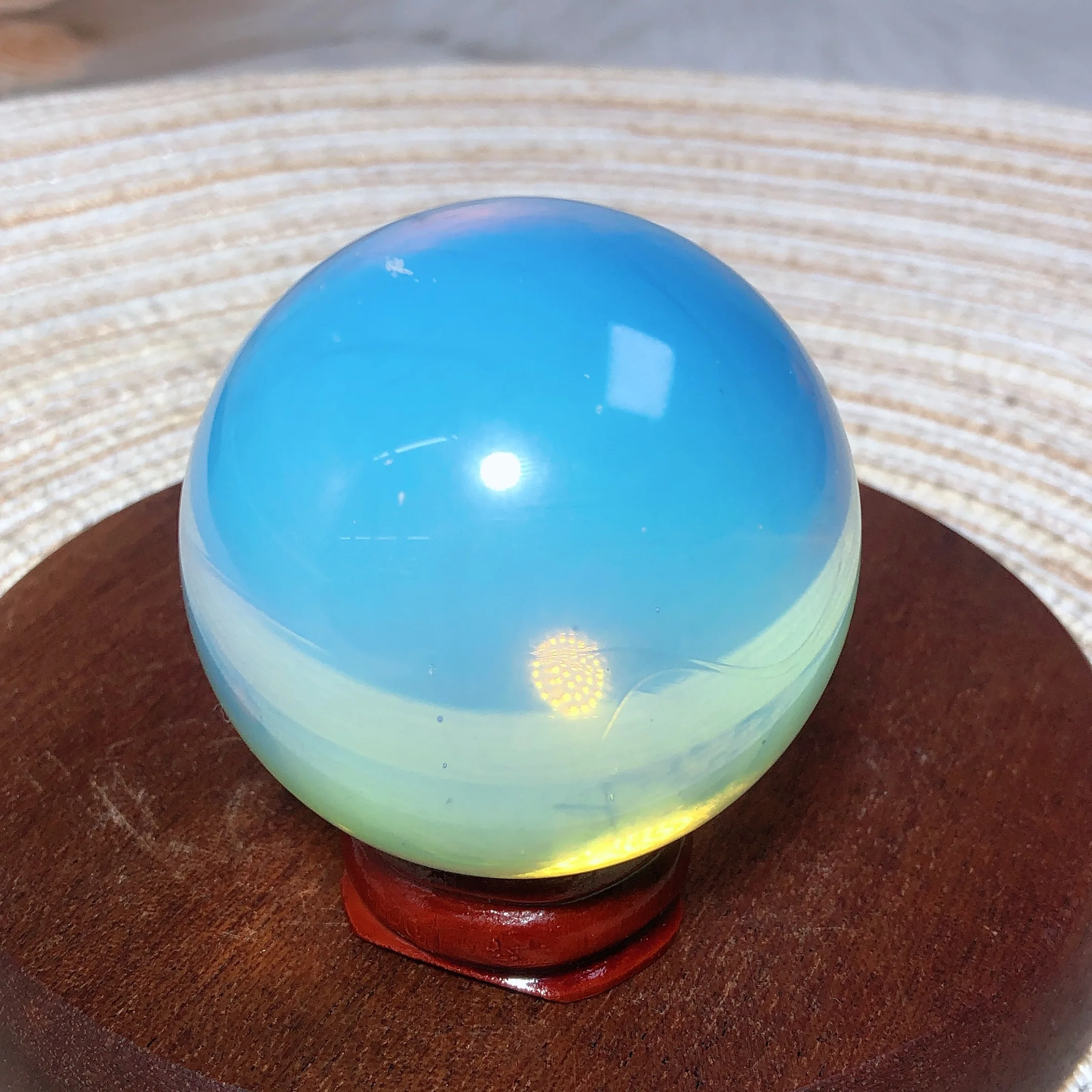 High-Quality-Crystals-Opalite-Sphere-Ball-Healing-Room-Decor-Mineral ...