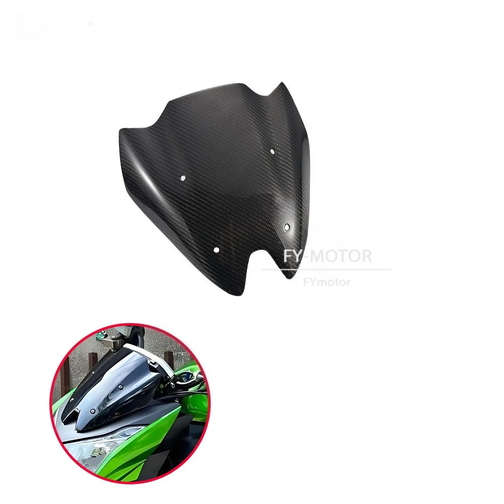 Motorcycle accessories - carbon fiber windshield/windscreen Fit For ...