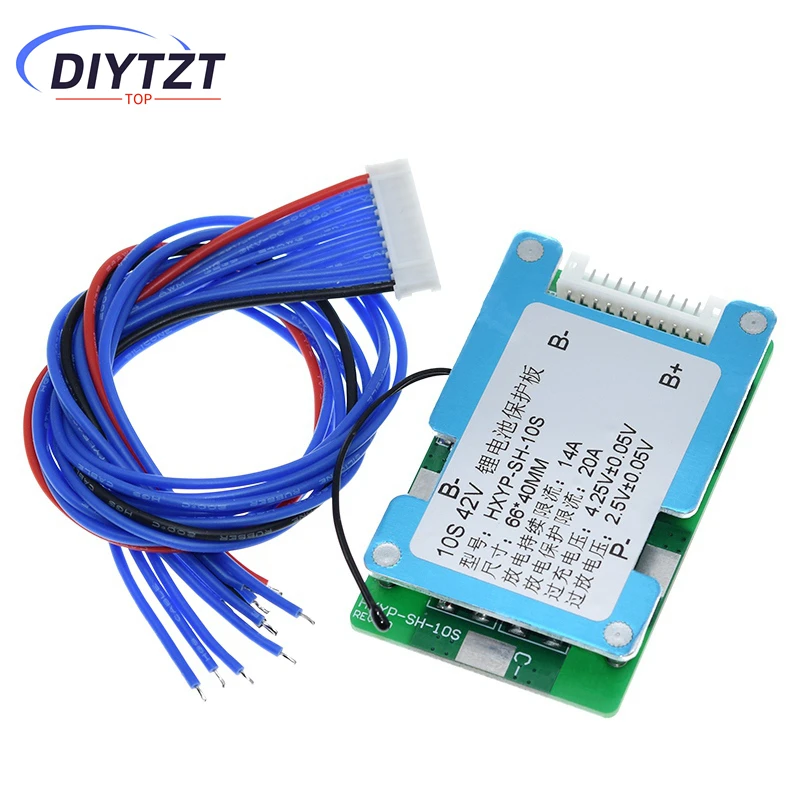 10S 42V 20A BMS Polymer Cell 18650 Lithium Battery Protection Board ...