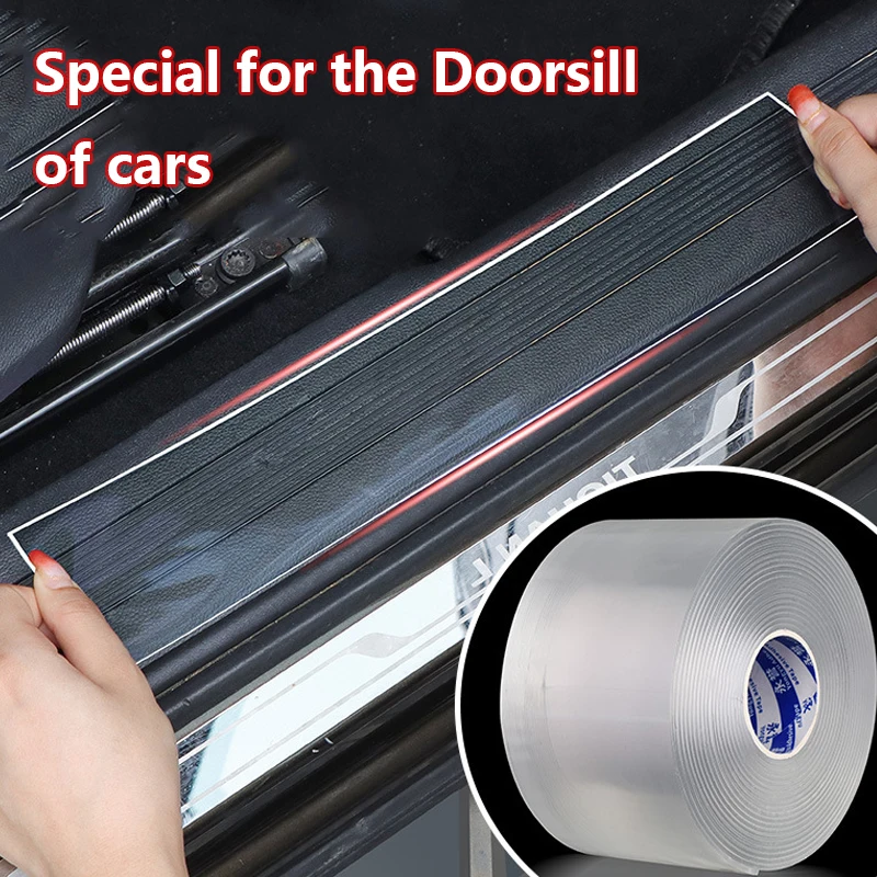 Transparent Car Door Protector Stickers Anti Scratch Nano Tape Anti ...